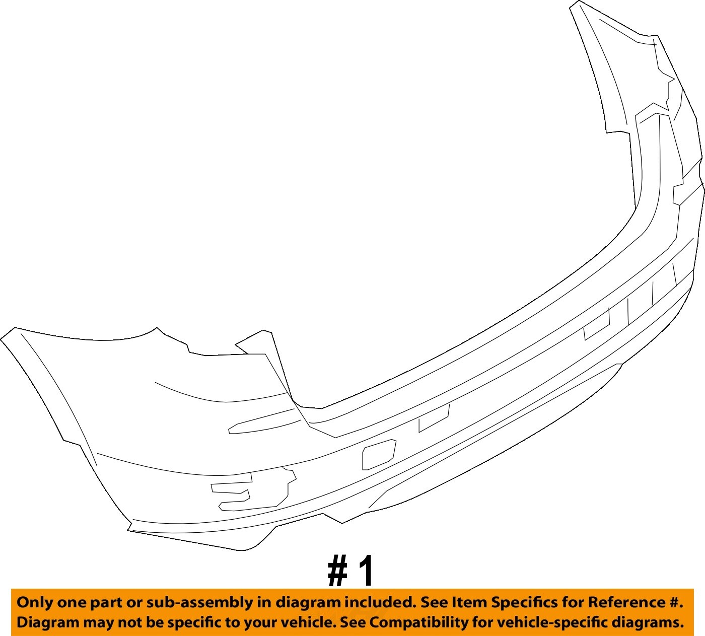 BMW X3 F25 2011-14 Rear Bumper Cover 51127278474 OEM for sale online | eBay