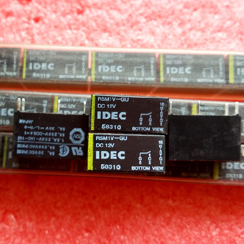 5PCS IDEC RSM1V-GU DC12V Power Relay 12VDC 4Pin NEW | eBay