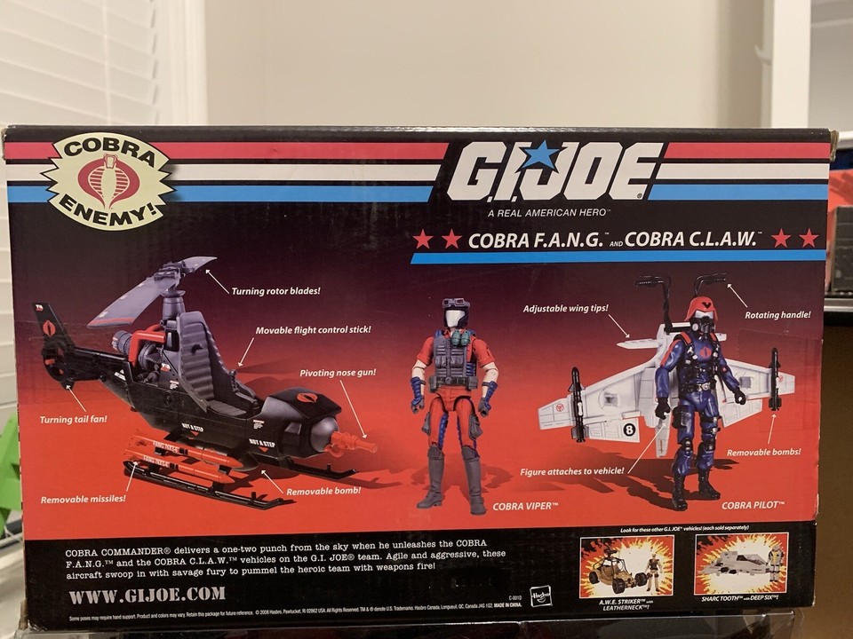 GI JOE 25th Anniversary Cobra FANG Cobra CLAW | eBay