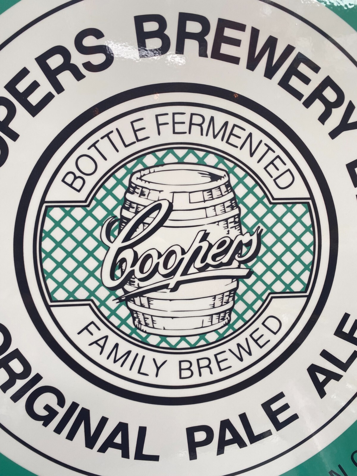 COOPERS PALE ALE SIGN 560MM DIAMETER TIN METAL SIGN BITTER DRAUGHT | eBay