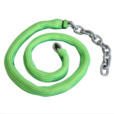 Viper FLURO GREEN Chain Sock Guard To Suit 6mm Short Link Anchor Chain ...