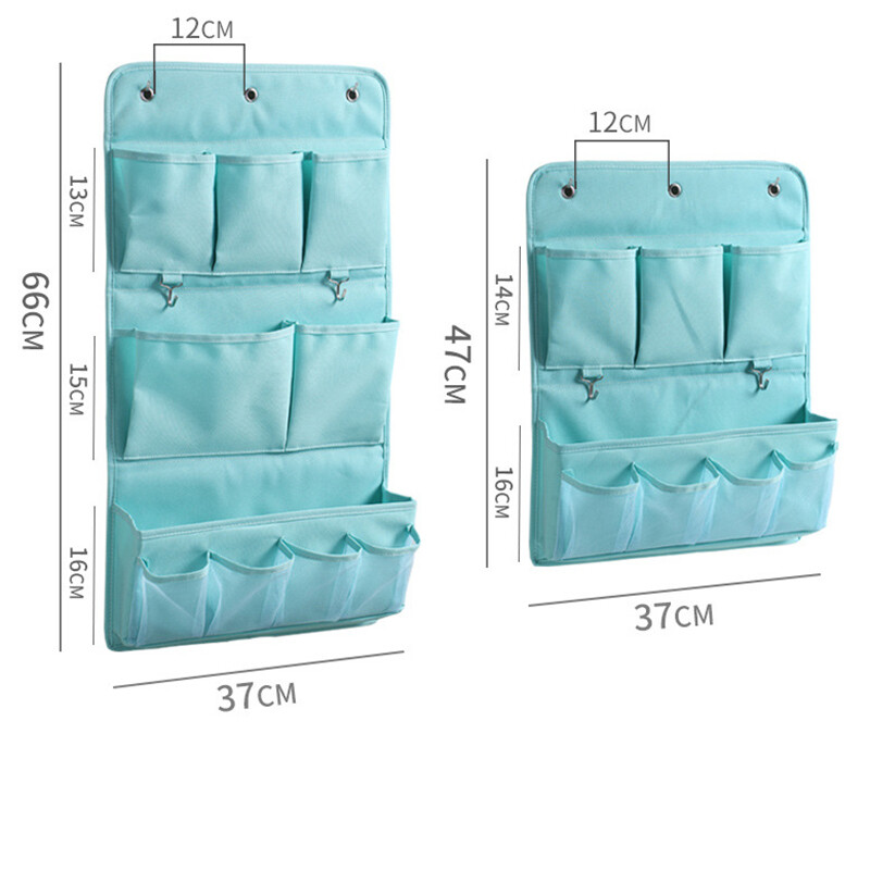 Oxford Fabric Solid Wall Door Hanging Storage Bag Sundries Dormitory ...