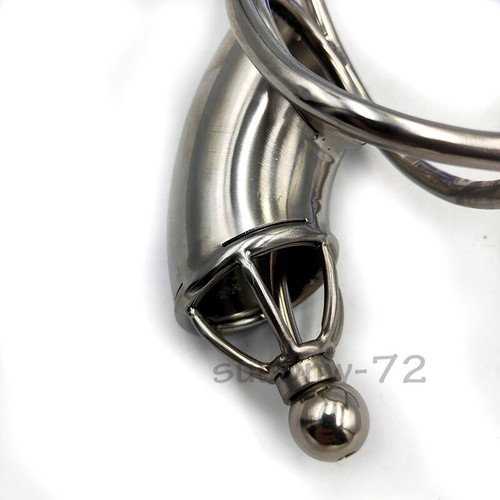 Stainless Steel Adjustable Stealth Male Chastity Belt Cage Device ...