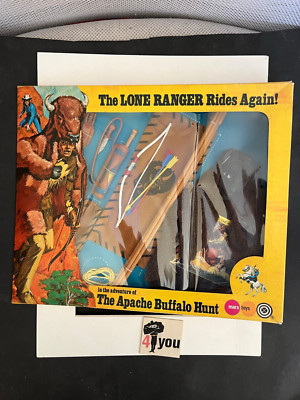 MOC MOSC MIB ADVENTURE APACHE BUFFALO HUNT LONE RANGER RIDES AGAIN 1973 ...
