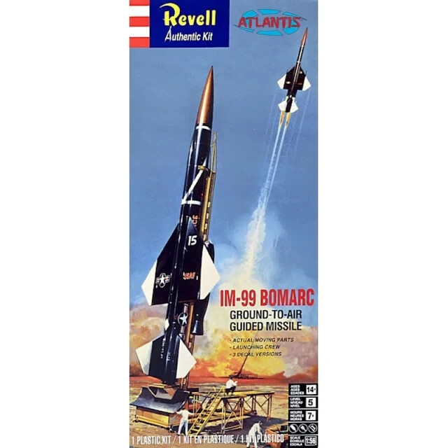 NEW from ATLANTIS 1/56 SCALE Bomarc Missile SSP Model Kit #1806~NEW in ...