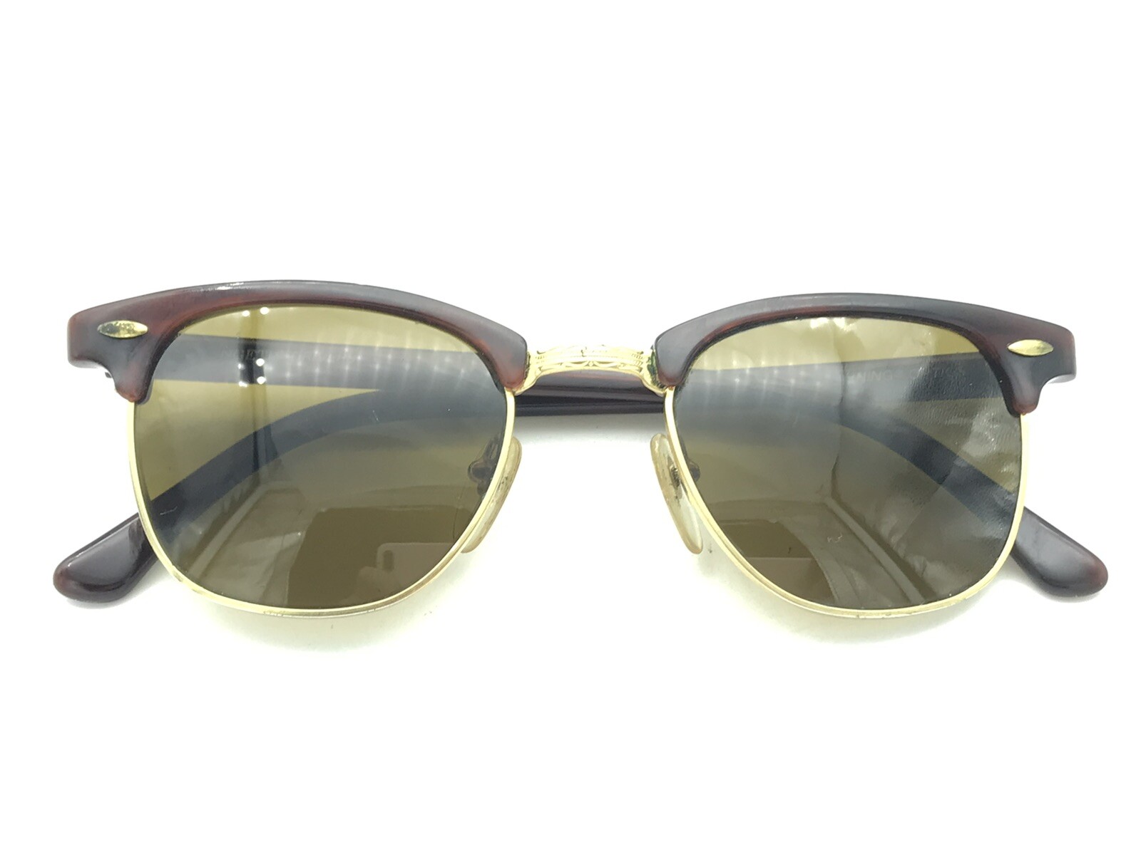 Serengeti Drivers 6277 Brown Gold Clubmaster Style Su… - Gem