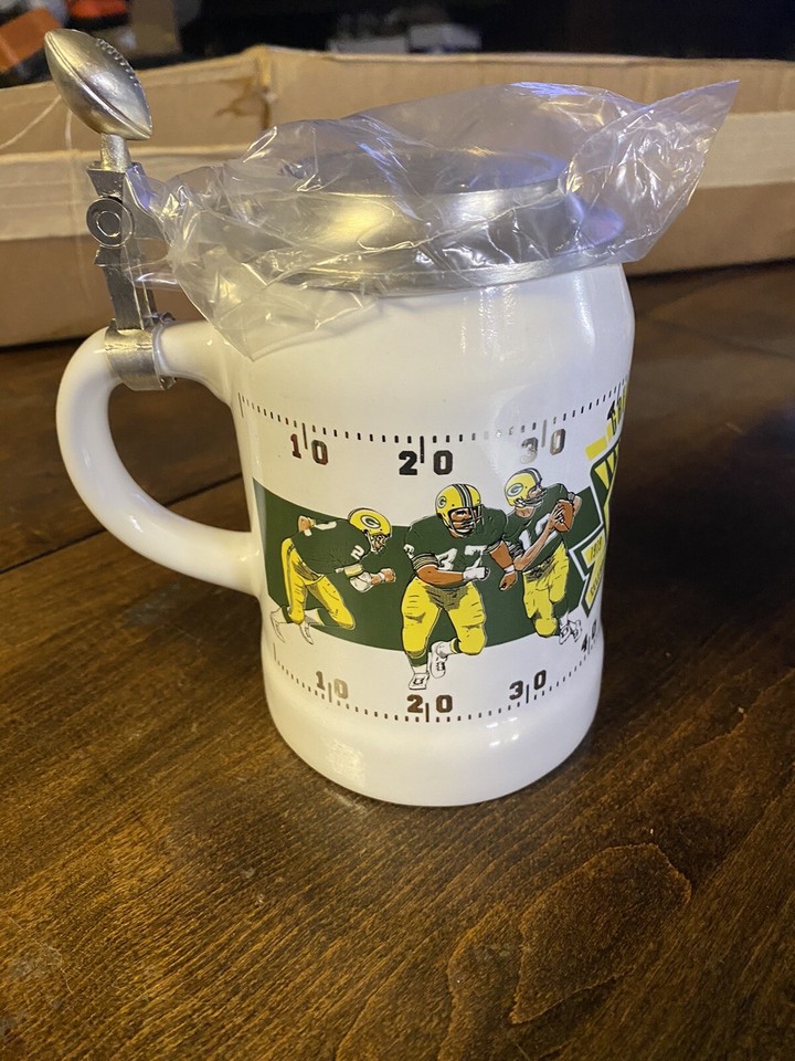 Collectible Green Bay Packers 75th Anniversary Miller Lite Beer Stein ...