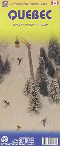 QUEBEC 1:1,100,000/1:1,750,000 ITM MAP (SERIE INTERNAT - By Itmb ...