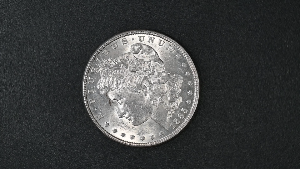 1885 Morgan Dollar – Strong Cartwheel Luster – AU/BU Silver – NO ...