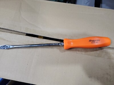 Snap-on Tools 8" Slotted Screwdriver SDD8 Orange Hard Handle USA | eBay