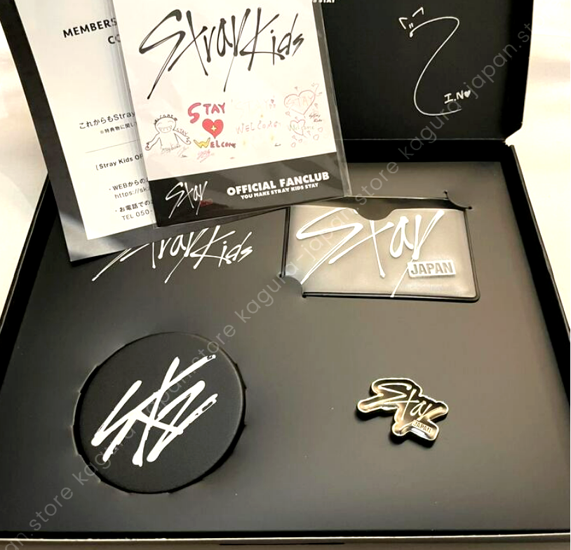 Stray Kids SKZ STAY JAPAN FC Membership Welcome Kit Box Set Admission ...