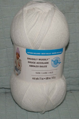 Loops & Threads Snuggly Wuggly White Yarn Fast Shipping New | eBay