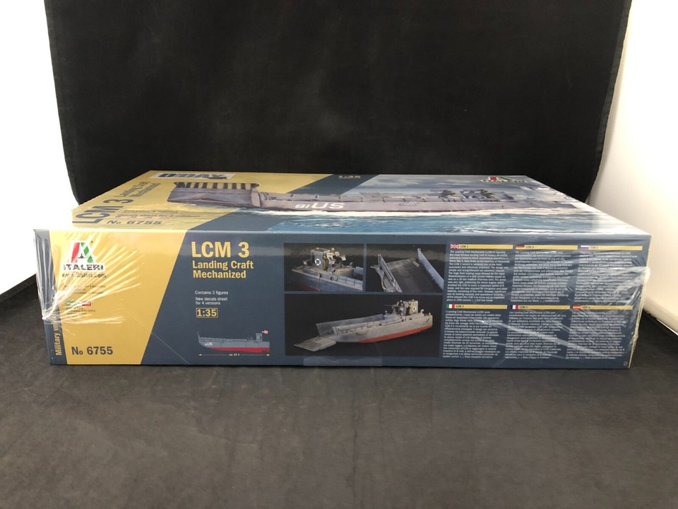Italeri LCM 3 Landing Craft Mechanized 1:35 Scale Plastic Model Kit ...