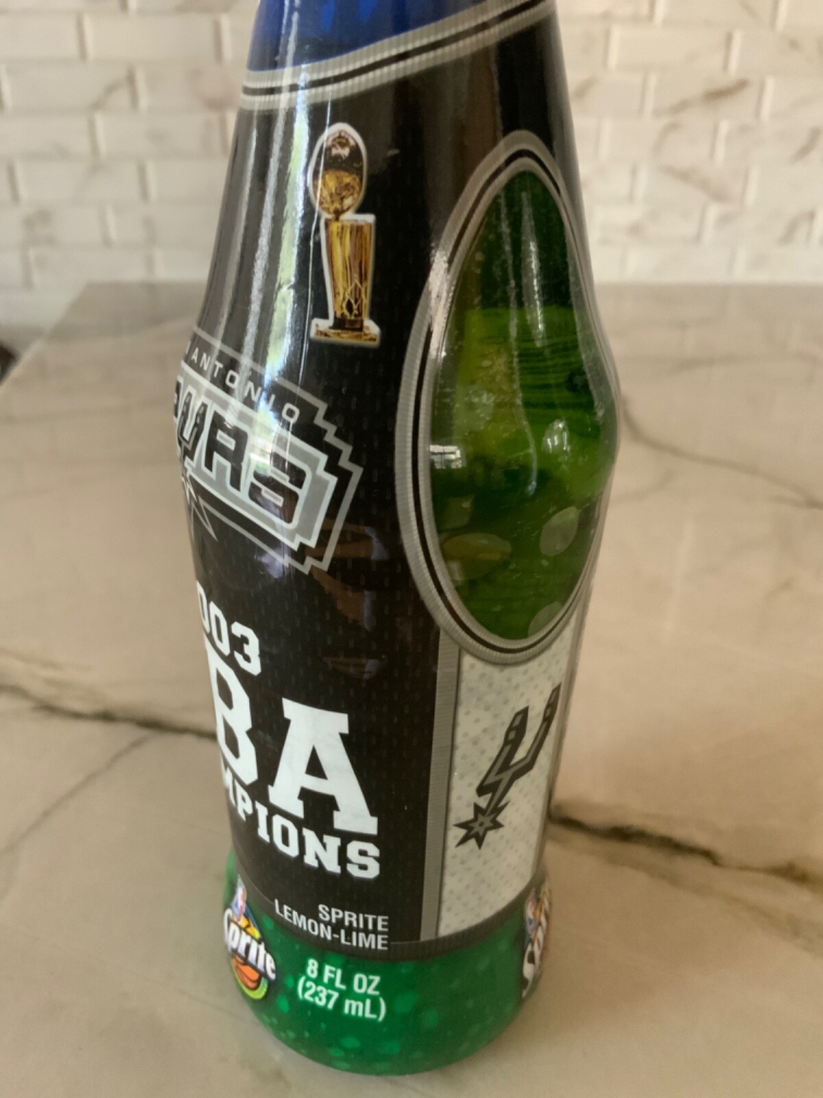 2003 Sprite NBA Champions San Antonio Spurs Commemorative Bottle 8 oz ...