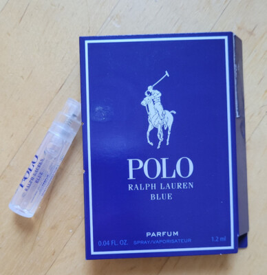 RALPH LAUREN Polo Blue EDP eau de Parfum Mini Sample Spray .04oz 1.2ml ...