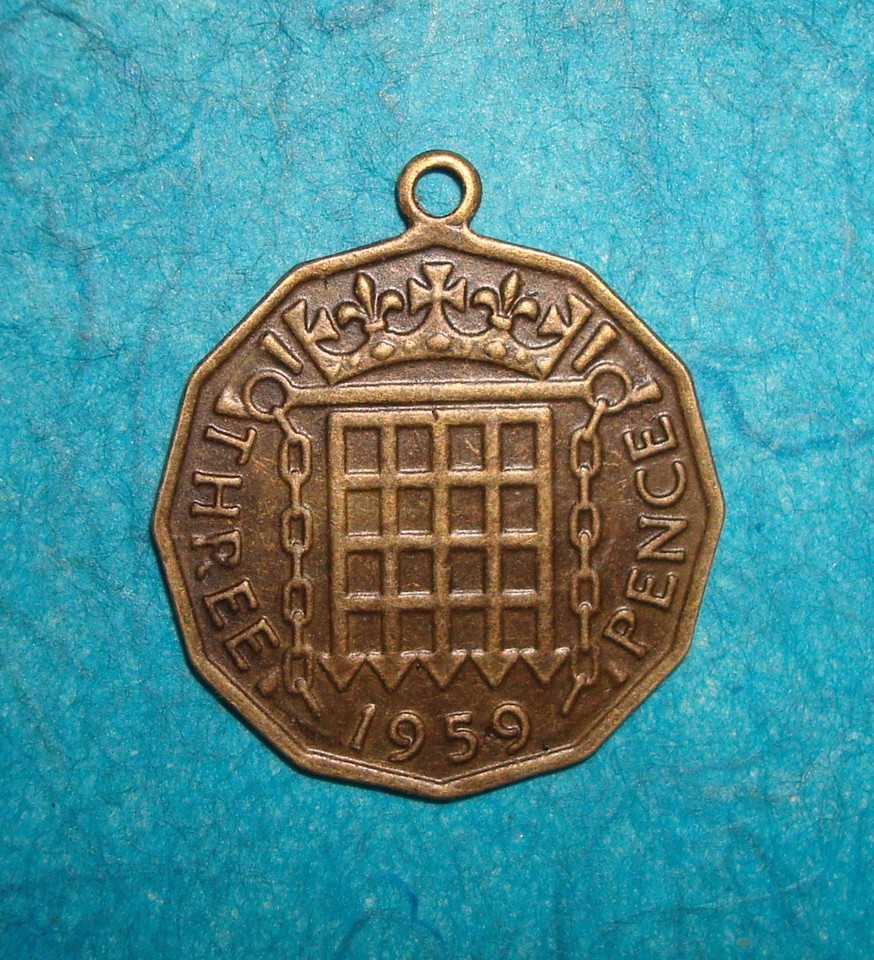 Pendant Coin Charm Queen Elizabeth Charm UK Coin Charm Royalty Charm ...