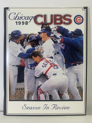1998 MLB Chicago Cubs Season In Review Magazine / Guide Excellent ...