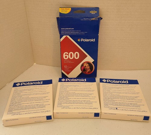 Polaroid Color 600 Instant Film 10 sheets - Lot Of 3- (30) | eBay