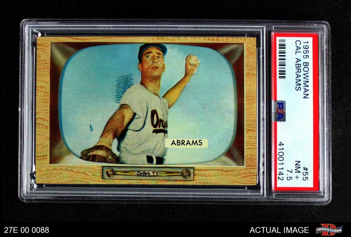 1955 Bowman - #55 Cal Abrams for sale online | eBay