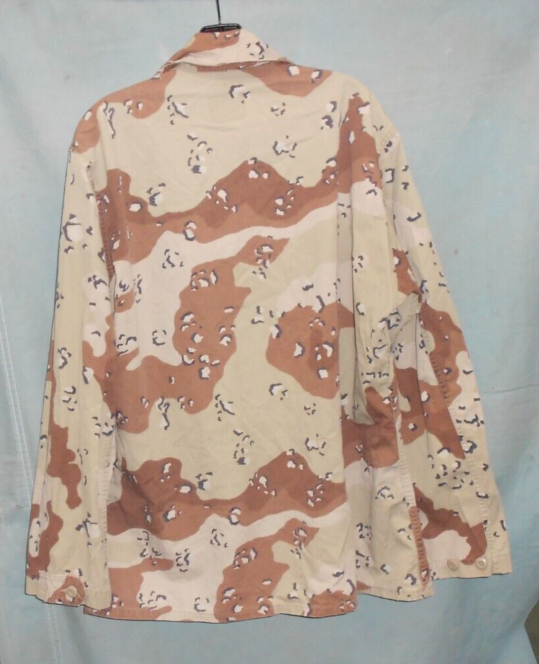 USGI 6 color Chocolate Chip Desert Camouflage Combat Coat LgLong Free ...