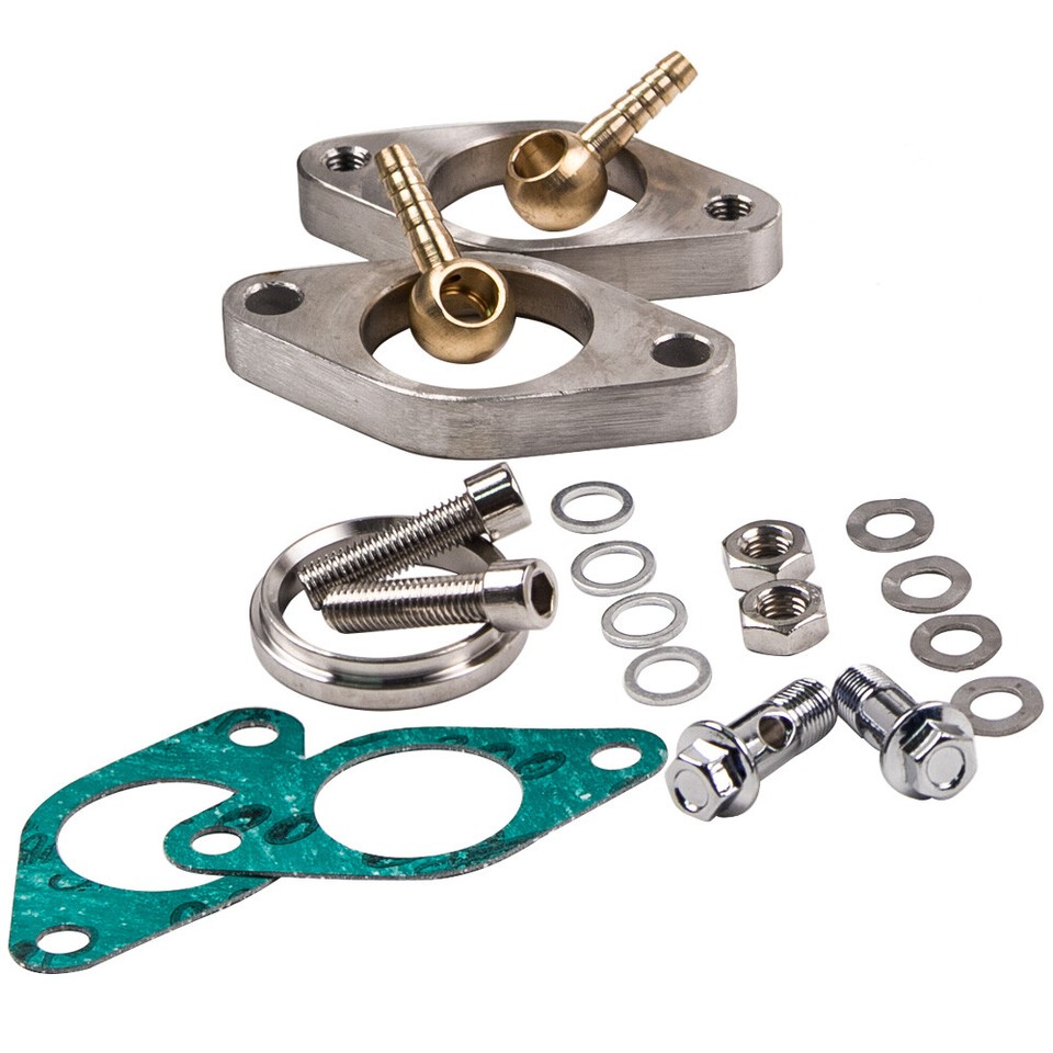 38mm Turbocharger 8 PSI Boost Manifold External Wastegate Kit 2 Bolt ...