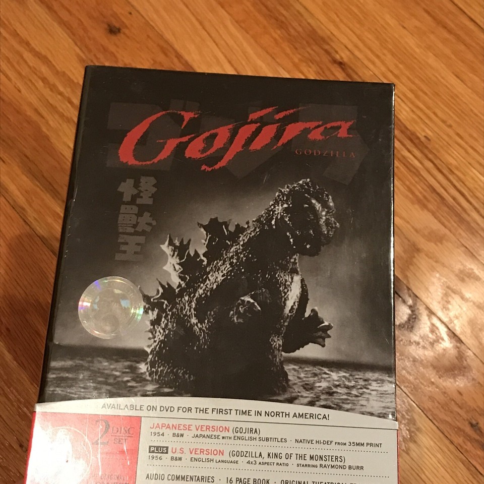 Gojira (DVD, 2006, 2-Disc Set, Original + American Versions) Godzilla ...