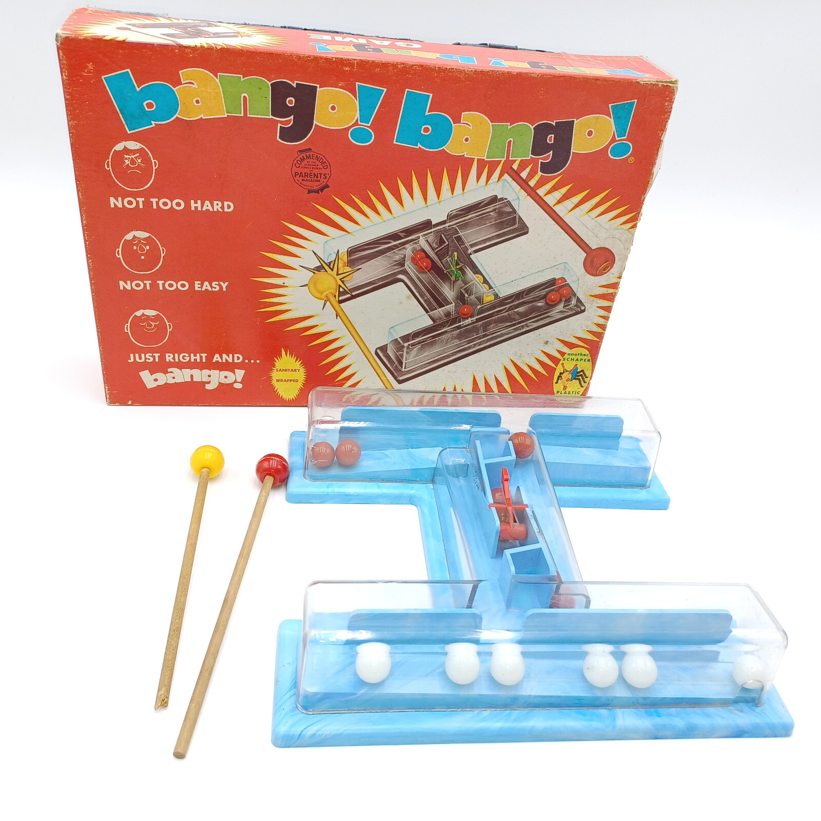 Vintage 1965 Bango! Bango! Board Game Schaper Complete Read Description ...