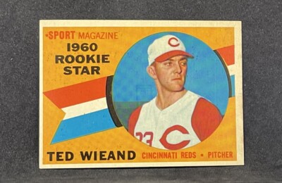 1960 Topps #146 Ted Wieand RC Cincinnati Reds (EX+/EXNM) | eBay