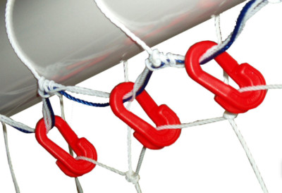 Football Goal Net Clips - Pack of 80 Samba Red Plastic Football Goal ...