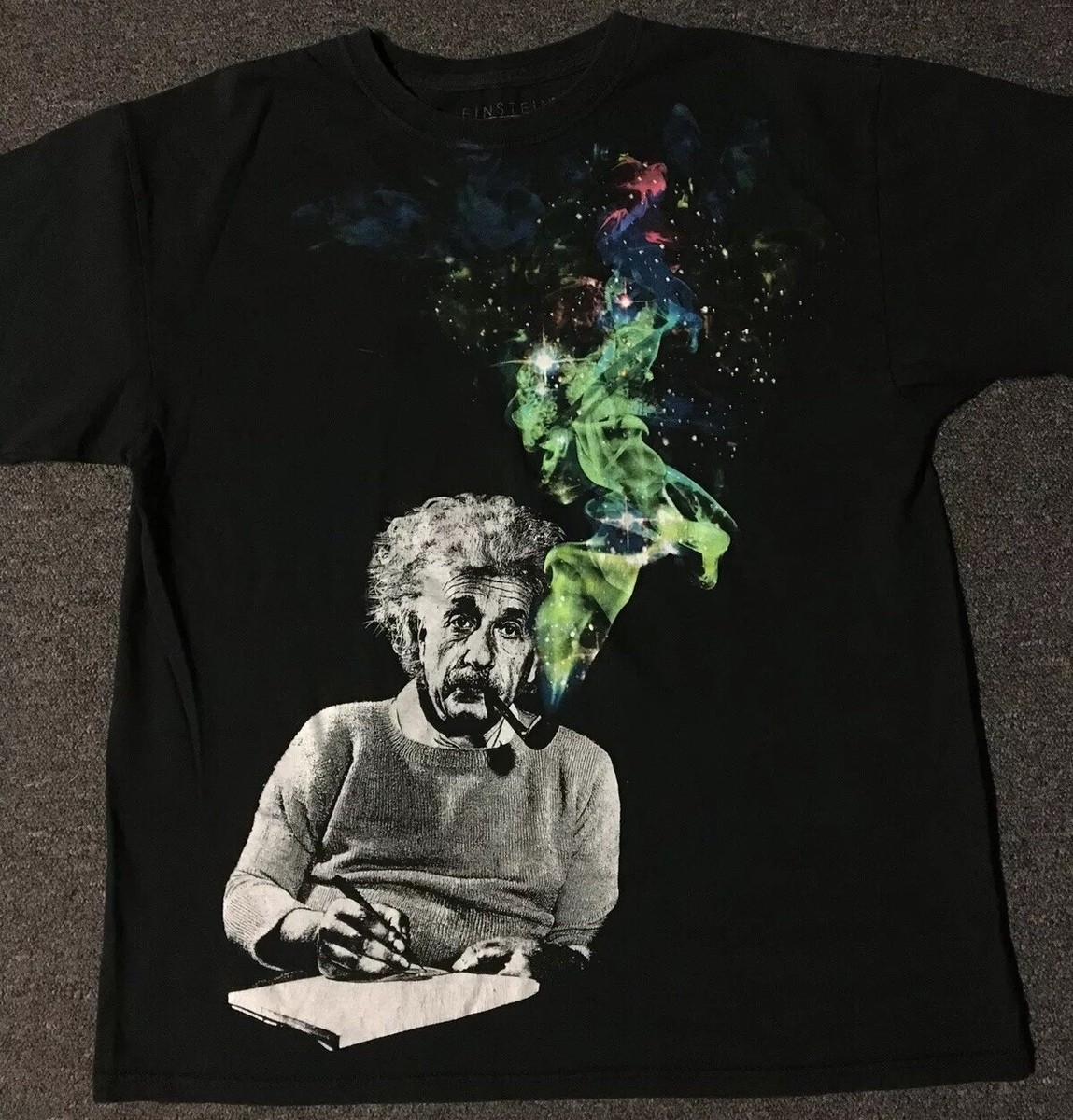 Albert Einstein Smoking Trippy