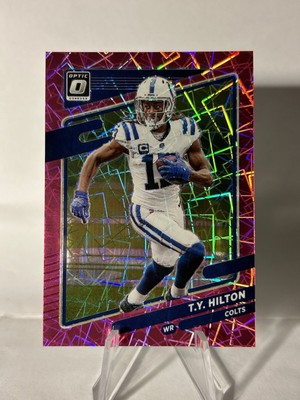 2021 Donruss Optic TY HILTON #107 Pink Velocity Prizm /79 SP - Colts | eBay
