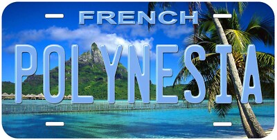 French Polynesia Novelty Car License Plate | eBay