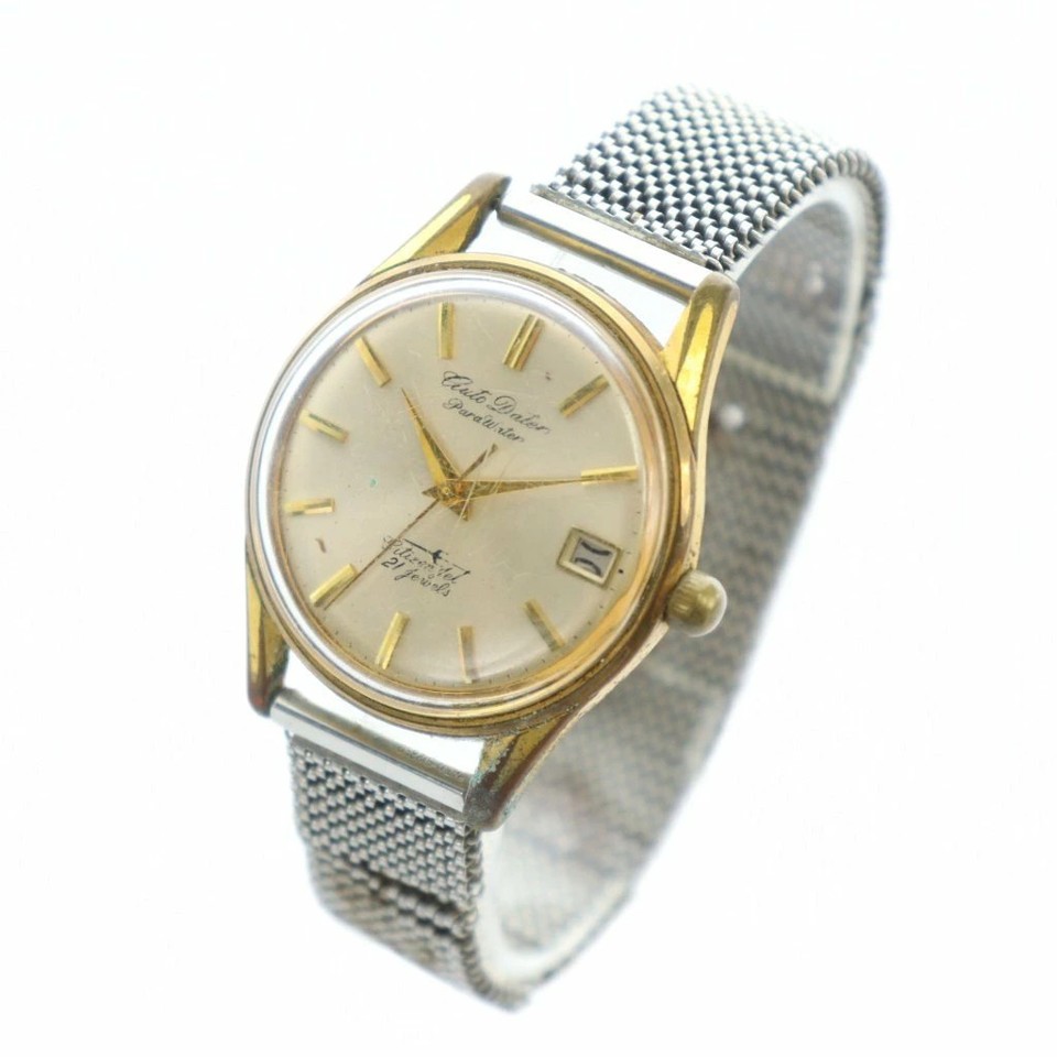 [Used] CITIZEN ADOG 51303-SA Jet AutoDater Watch Manual Winding Logo ...