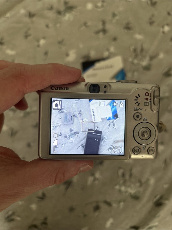 Canon PowerShot SD600 ELPH 6.0MP Silver Digital Camera | eBay