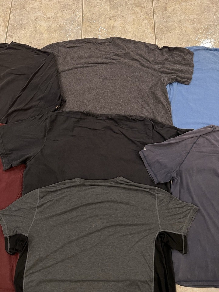 LOT of 7 Mens 3XL CARHARTT K87 K126 100410 102960 Mixed Sleeve Work ...