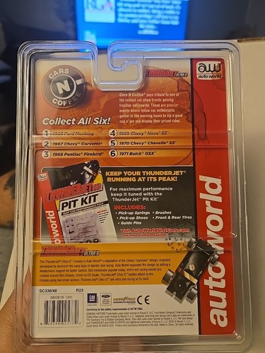 AUTO WORLD '71 BUICK GSX THUNDERJET ULTRA-G CARS N COFFEE ELEC SLOT CAR ...