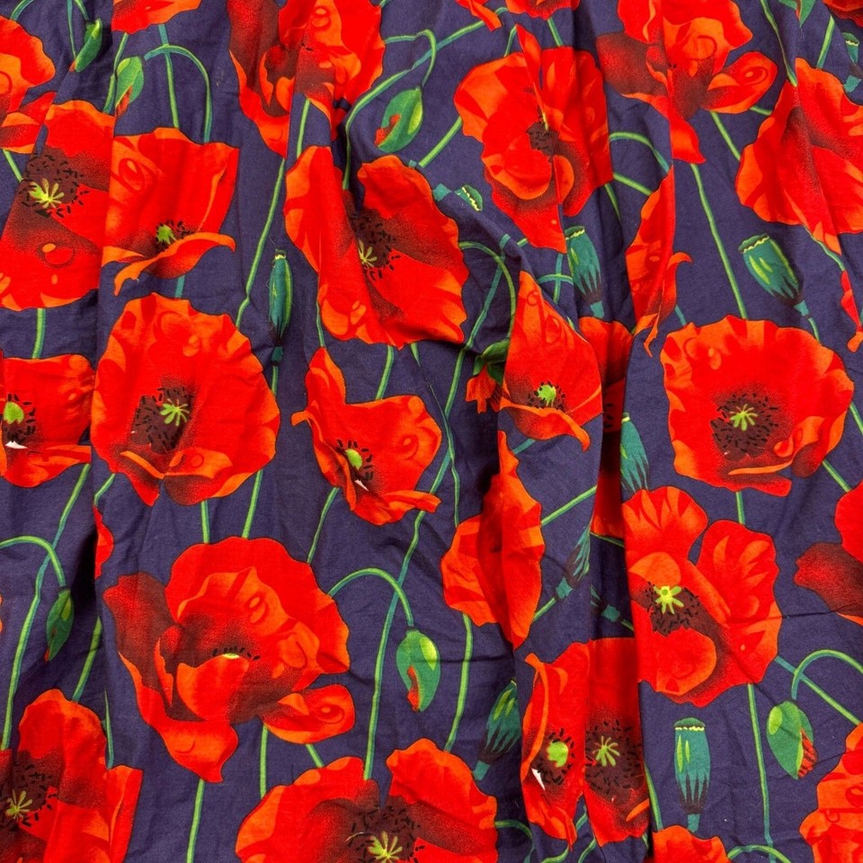 Tux Cat Skirt 16 Women's Multicolor Cotton Made in Wales 1950s Style ...