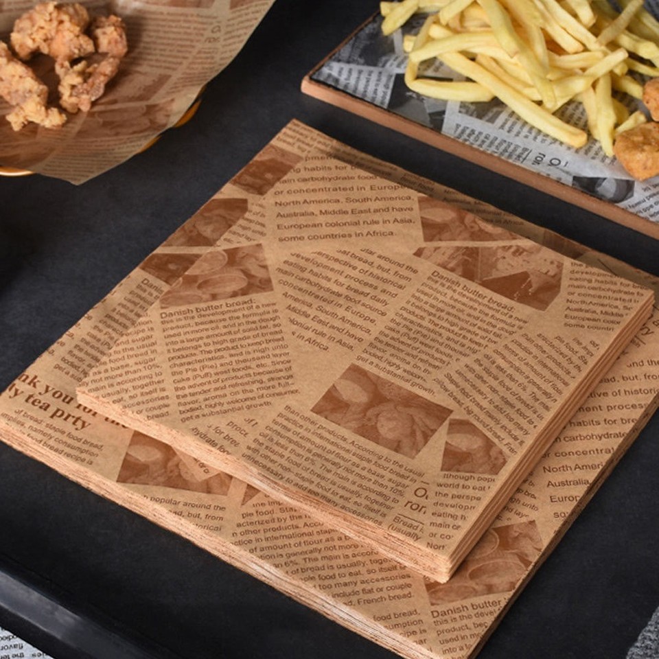 500pcs Deep-fried Fried Chicken Oil Absorbing Greaseproof Paper Kitchen ...