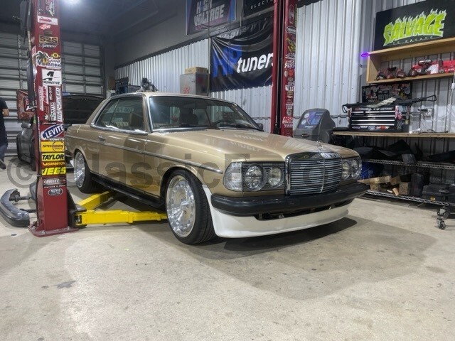 Body kit front spoiler skirt rear valance for Mercedes W123 S123 AMG ...