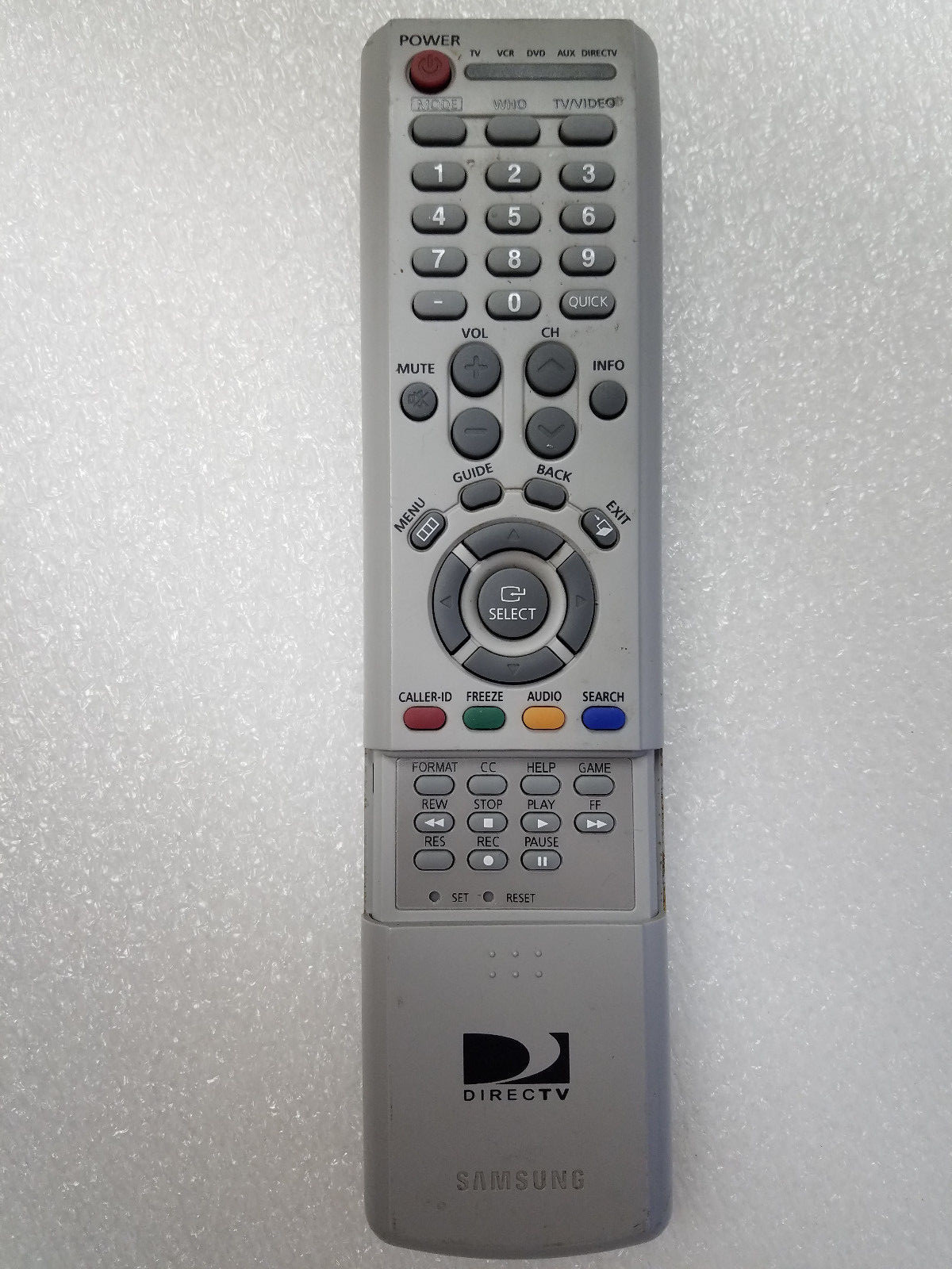 SAMSUNG MF59-00250A DSS Receiver Remote Control SIR-TS360 | eBay