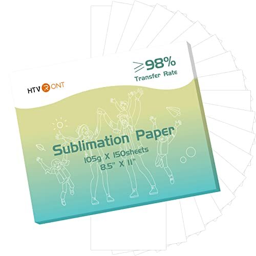HTVRONT Sublimation Paper 8.5 x 11 Inches - 150 Sheets Excellent Ink ...