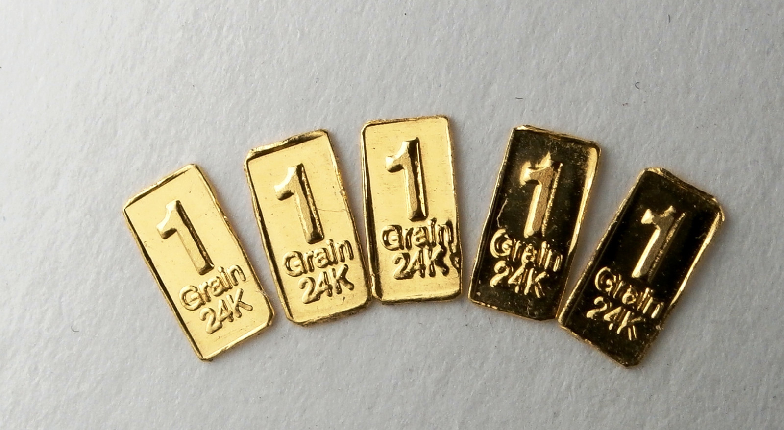 GOLD BULLION TIMES 5 PURE 24K GOLD BARS B10b | eBay