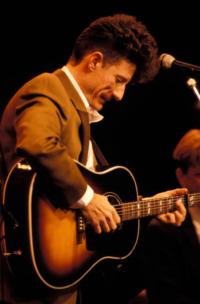 Lyle Lovett Band Singer Performing Lyle Lovett 1990s Old Music Photo ...