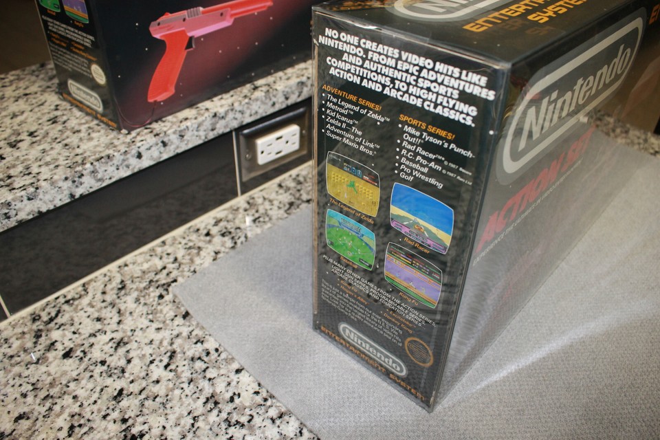 NINTENDO Action Set NES-001 Gray Zapper With Super Mario & Duck Hunt ...