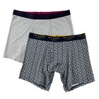 Ted Baker London Men's Boxer Briefs 2-Pack Cotton Stretch Keyhole Fly ...