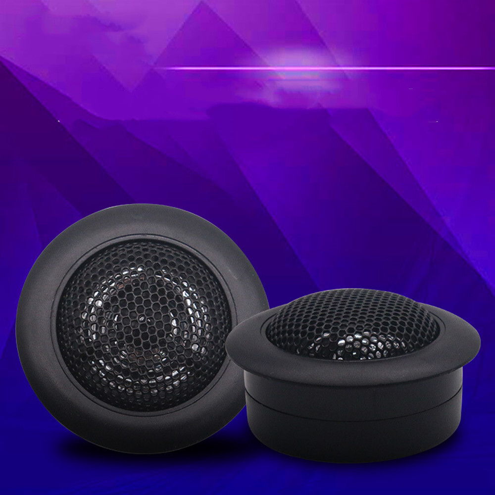 2pcs 120W High Efficiency Universal Mini Dome Tweeter Speakers for Car ...