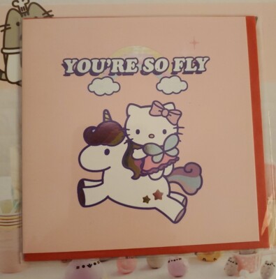 Sanrio Hello Kitty "You're So Fly" X Jolly Awesome Greeting Card | eBay