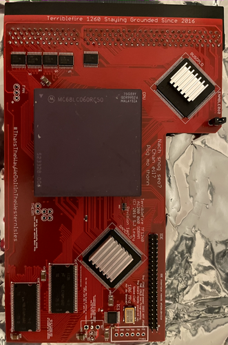 Terriblefire TF1260 50MHZ 64MB Fast RAM Accelerator Board for Amiga ...