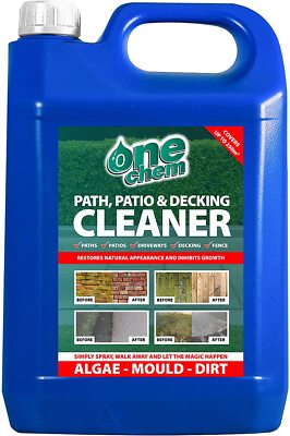 Patio Cleaner Concentrate 5L Heavy Duty Path Mould Algae Lichen Remover ...