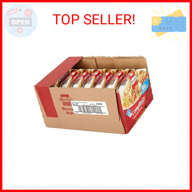 HORMEL COMPLEATS Rice & Chicken Microwave Tray, 7.5 Ounces (Pack of 7 ...
